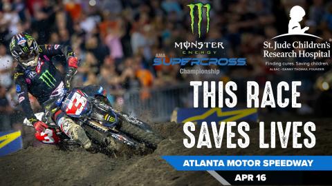 Supercross Racing in Support of St. Jude in Atlanta | Monster Energy ...
