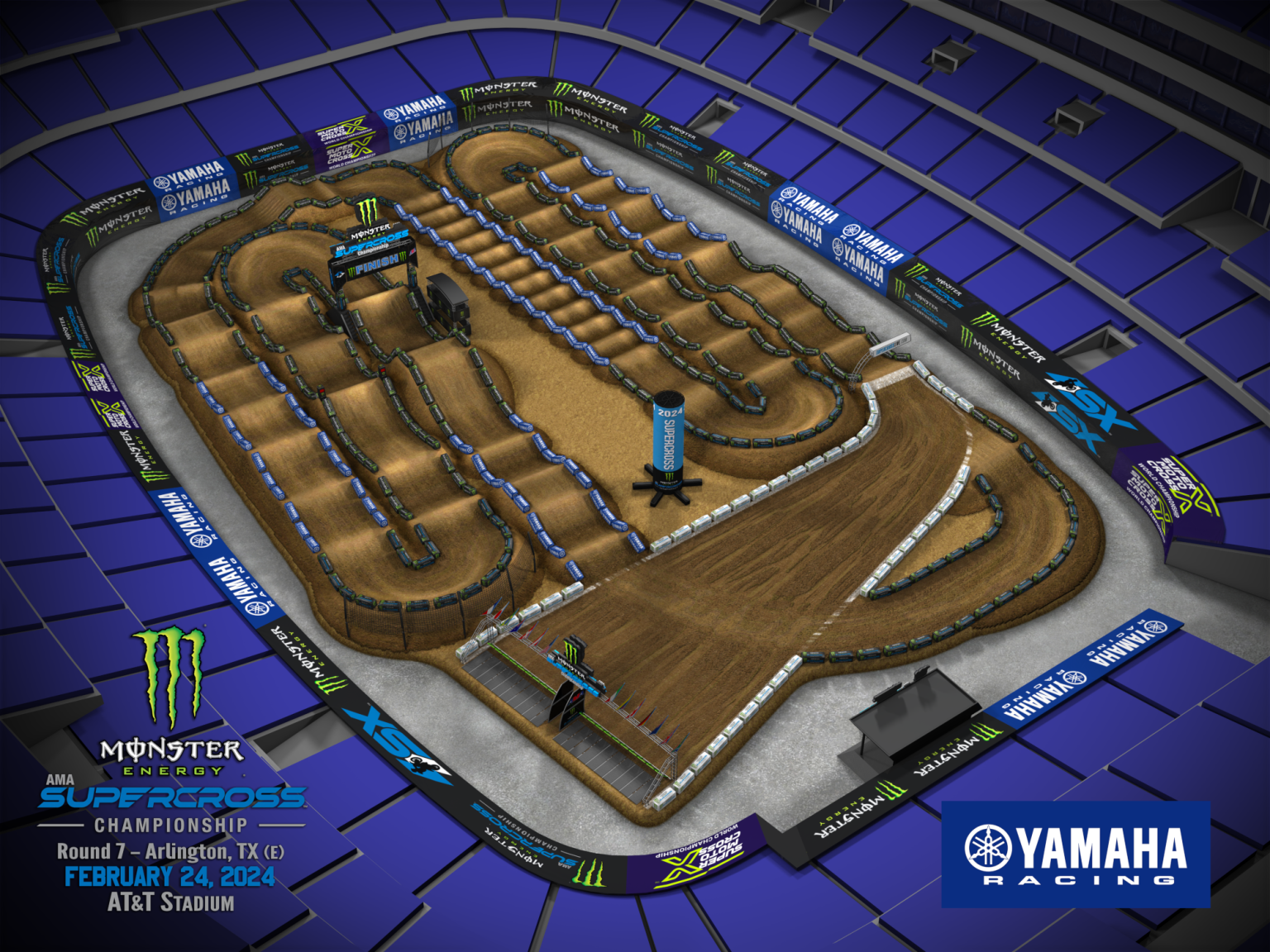 Track Map | Monster Energy AMA Supercross