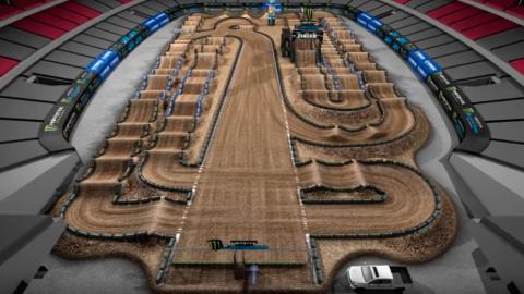Yamaha Track Map: The Beast at Glendale! | Monster Energy AMA Supercross