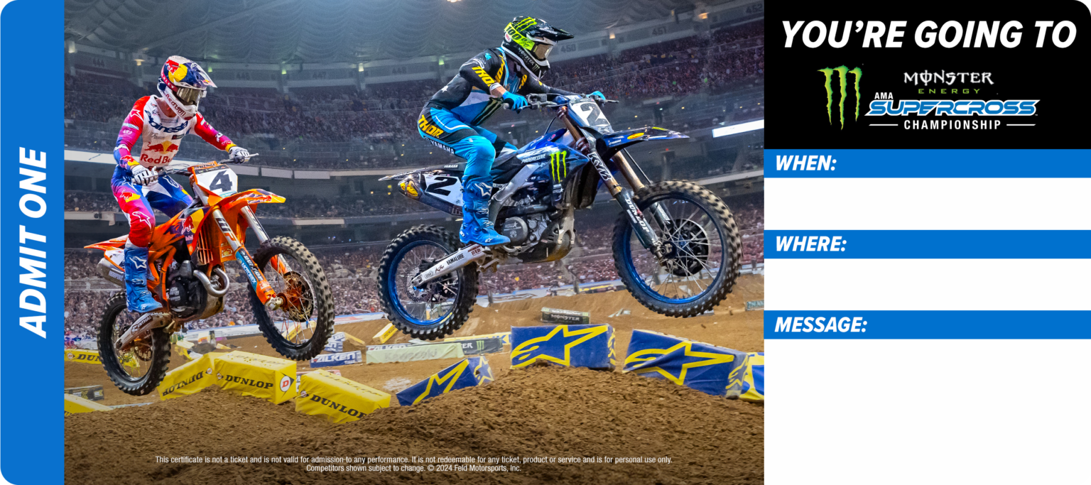 Tickets Make Great Gifts | Monster Energy AMA Supercross