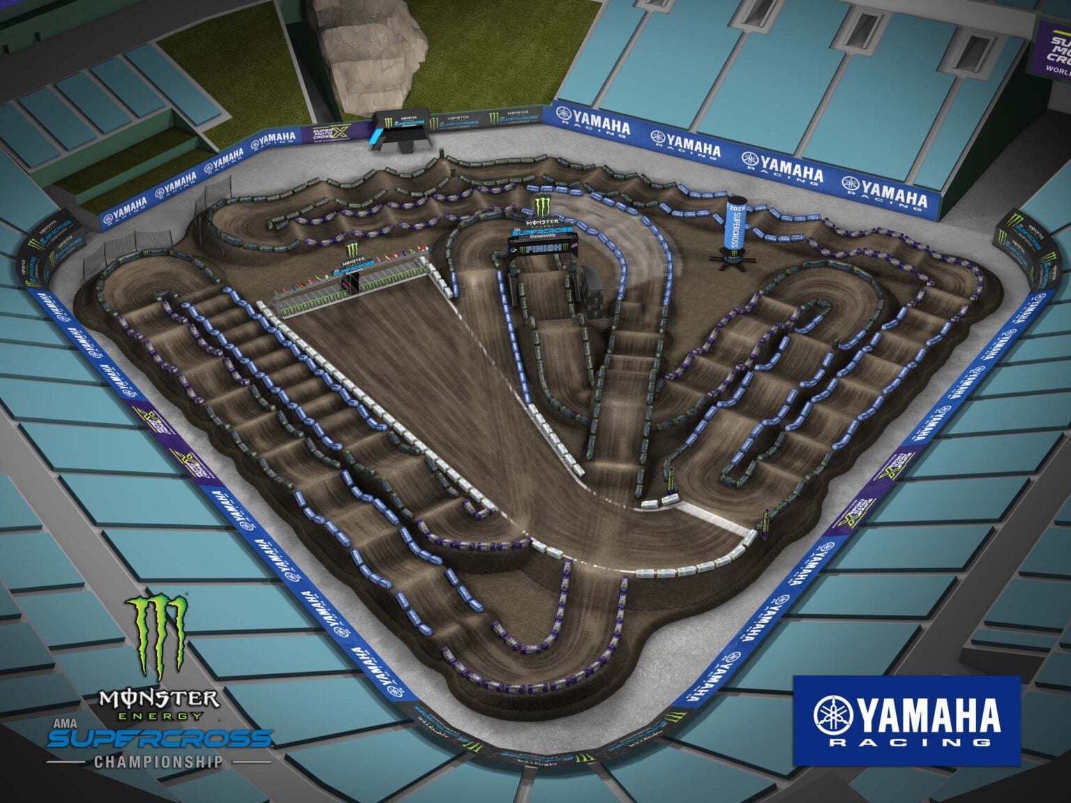 2026 Monster Energy Supercross Track Maps | Monster Energy AMA Supercross