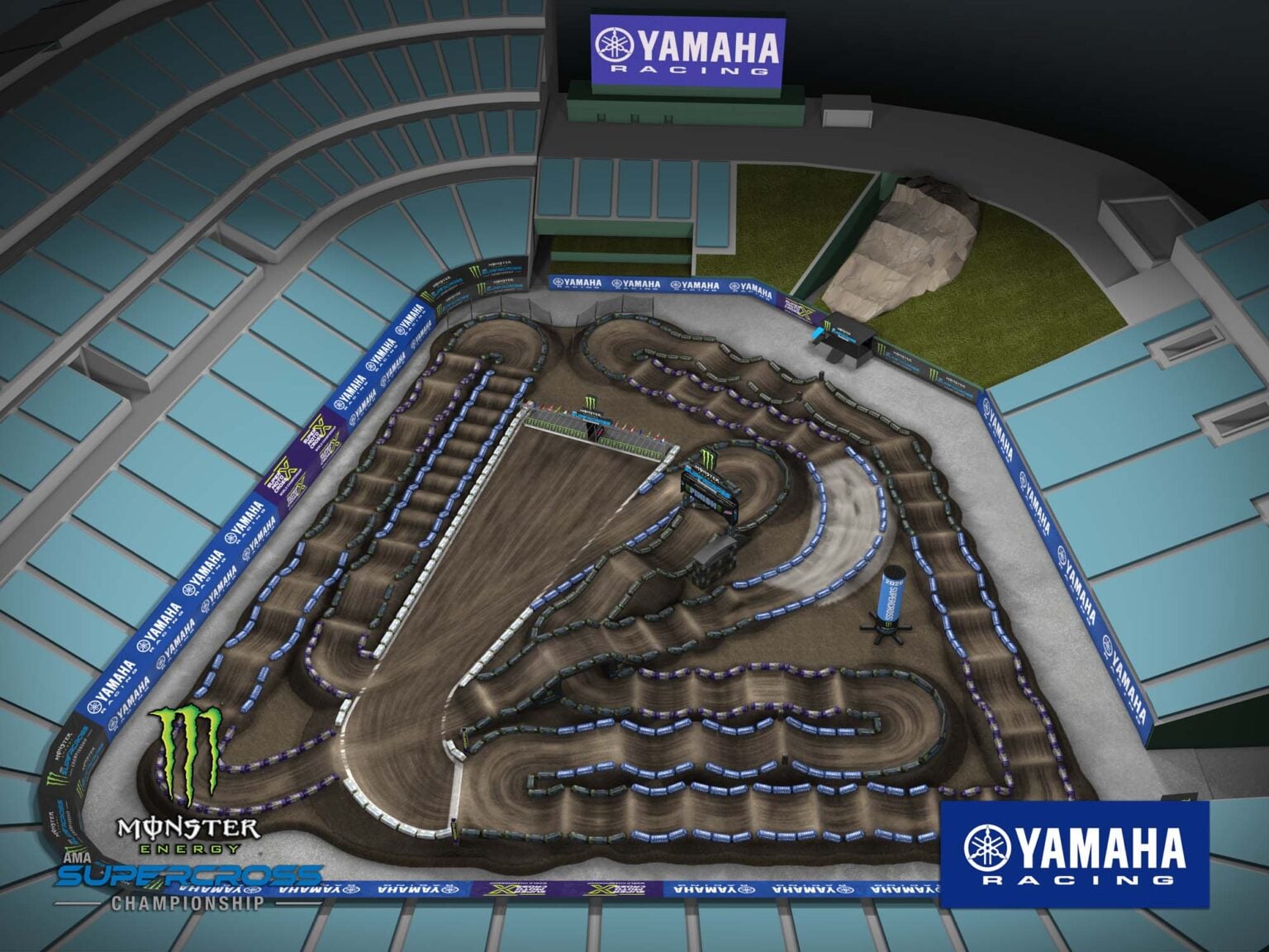 2026 Monster Energy Supercross Track Maps | Monster Energy AMA Supercross